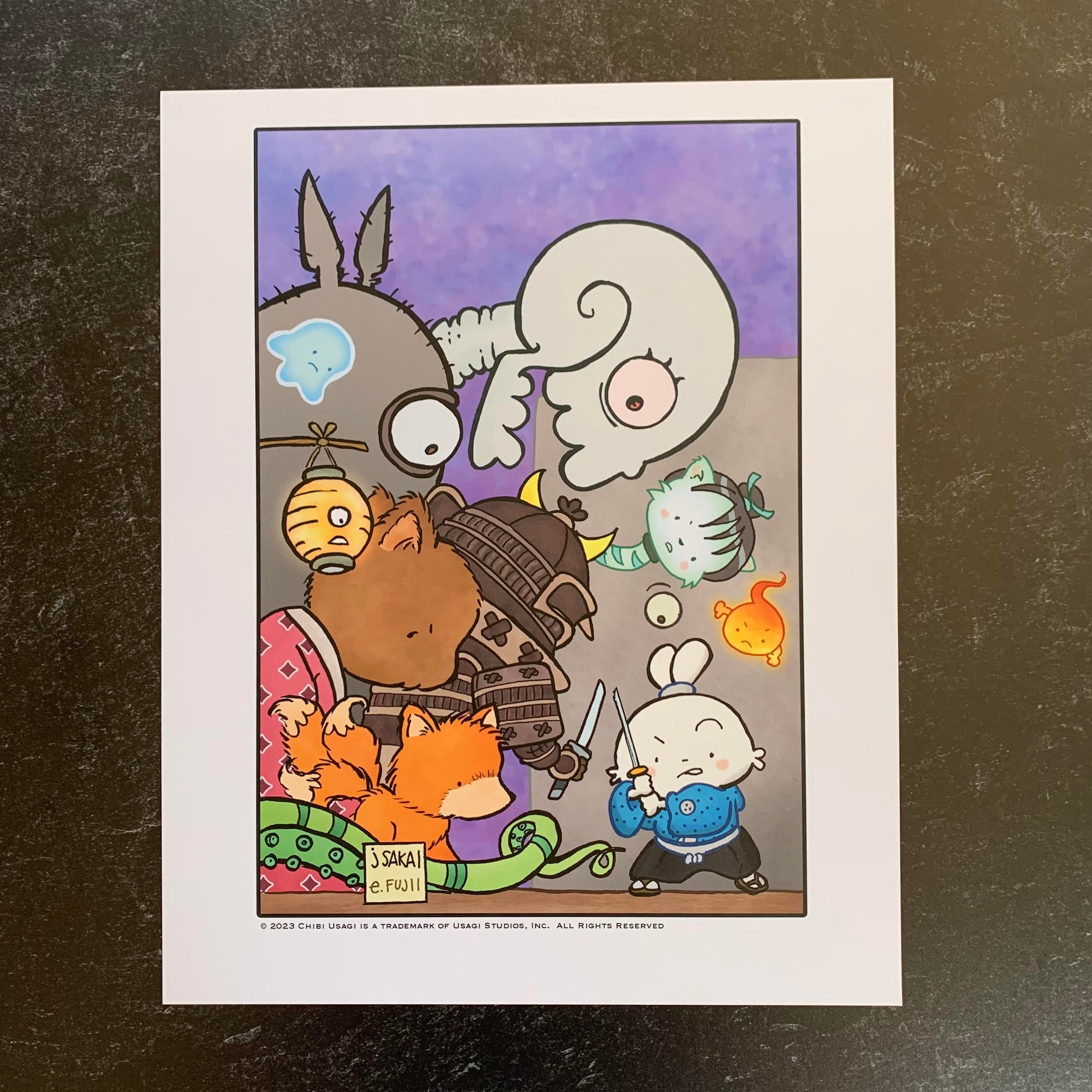 Chibi Yokai Hunter Print | 8x10 – Usagi Studios