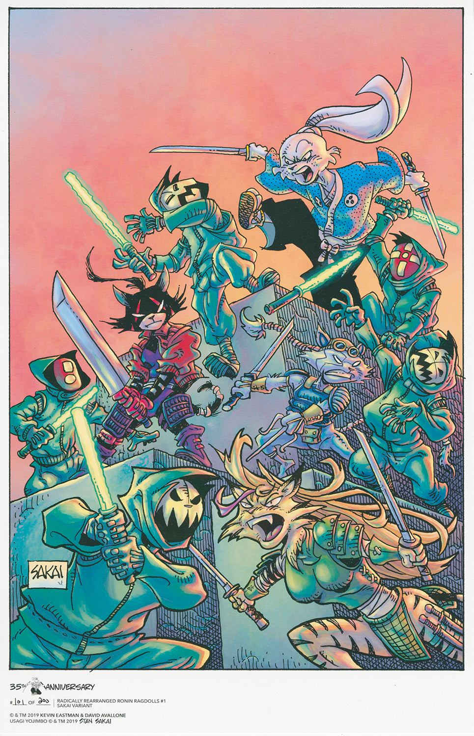 RRRR (Radically Rearranged Ronin Ragdolls) #1 Variant Print | 11x17 ...