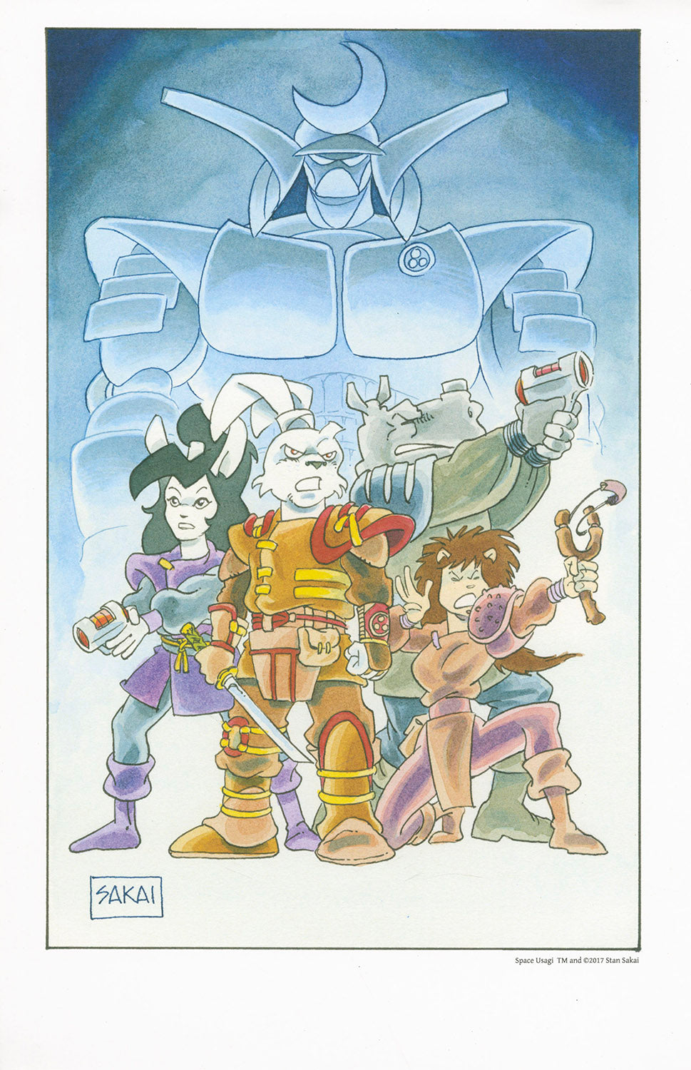 Space Usagi Print | 11x17 – Usagi Studios