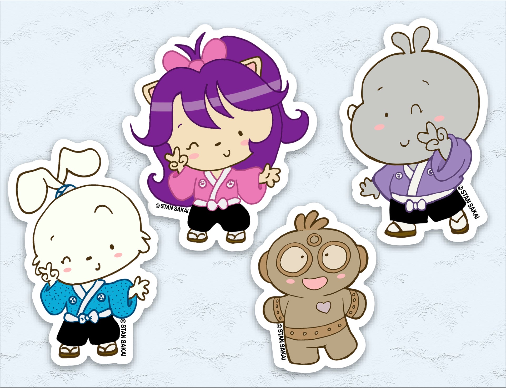 Chibi Usagi Stickers – Usagi Studios