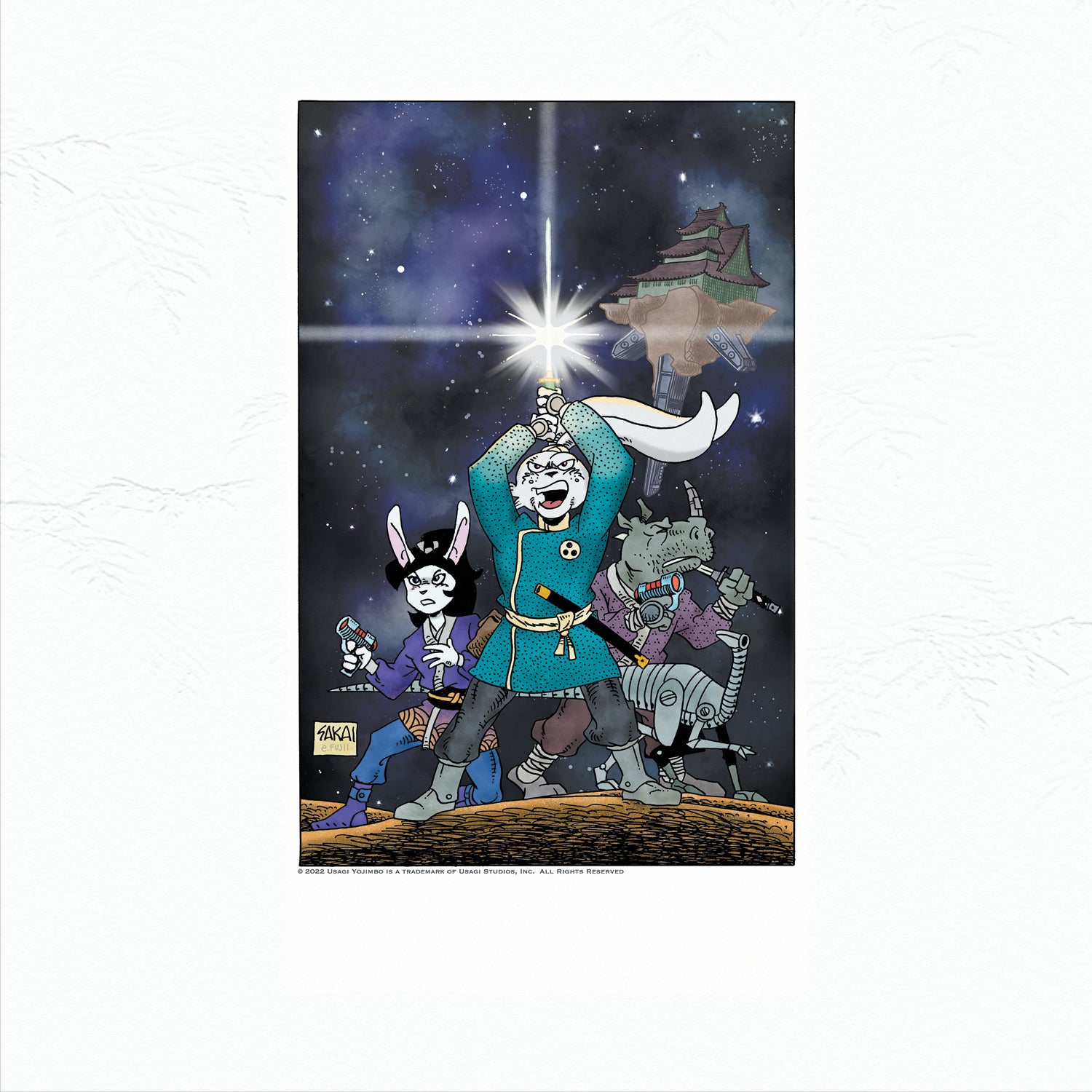 30th Anniversary Space Usagi Print | 11x17 – Usagi Studios